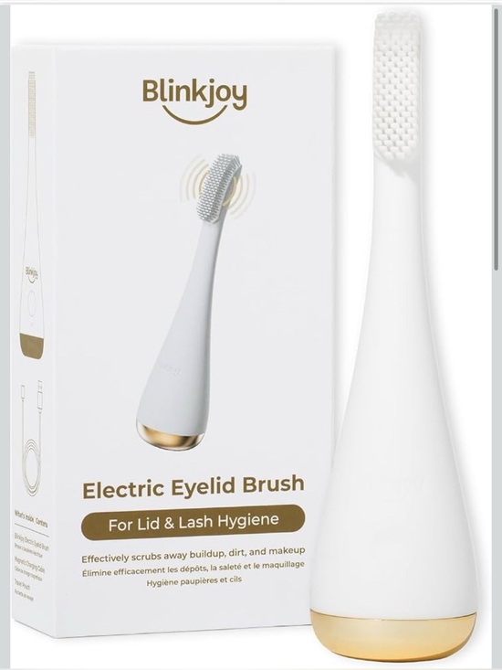 Blinkjoy | Skincare | Blinkjoy Electric Eyelid Brush White Gold Nwt ...